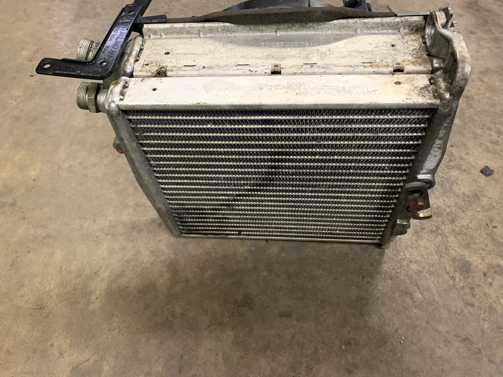 993 Oil Cooler Tiptronic with Fan, shroud, side baffle, temp sensor, f ...